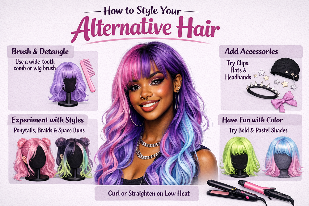 How to Style Your Alternative Hair
